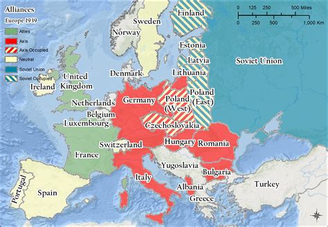 European Map Prior To Ww2