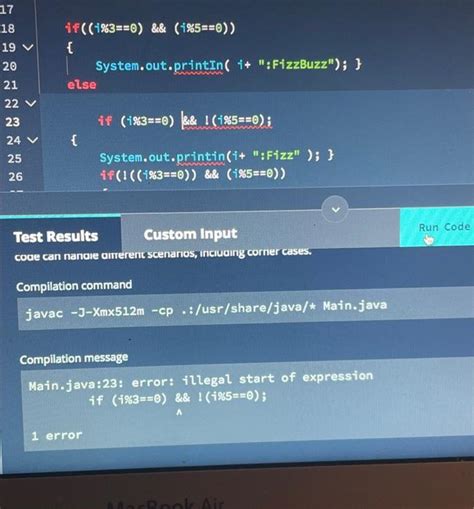 Solved I Put Brackets Around If And It Still Gave Me An Chegg