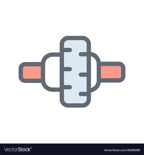 Differential Fill Outline Icons Simple Royalty Free Vector