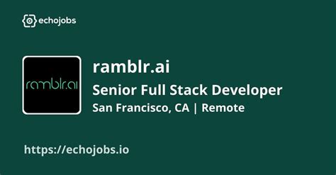 Hiring Senior Full Stack Developer Munich Germany San Francisco Ca Dresden Germany Remote