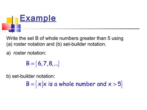 Applications Of Set Theory