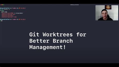 Git Worktree Better Branch Management Youtube