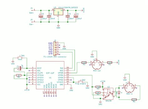 esp8266 osc to midi wifi bridge for touchosc laying out the pcb