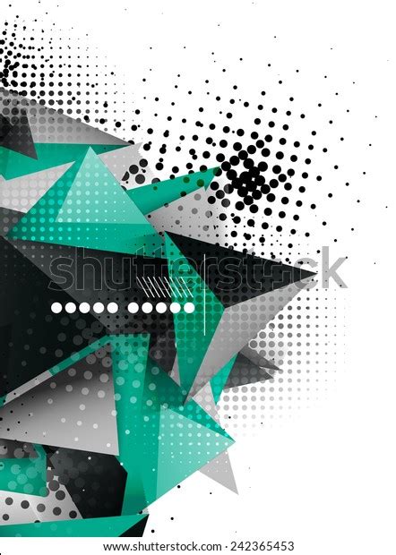 Geometric Triangle 3d Design Abstract Background 库存矢量图（免版税）242365453 Shutterstock