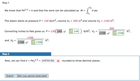 solved step v2 p dv we know that pv1 4 k and that the work