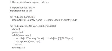 Solved Using Python I Am Given The Following Datasets Chegg