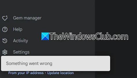 Fix Gemini Ai Something Went Wrong The Windows Club Facebook