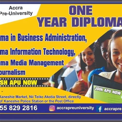 Diploma In Information Technology Accra PreUniversity