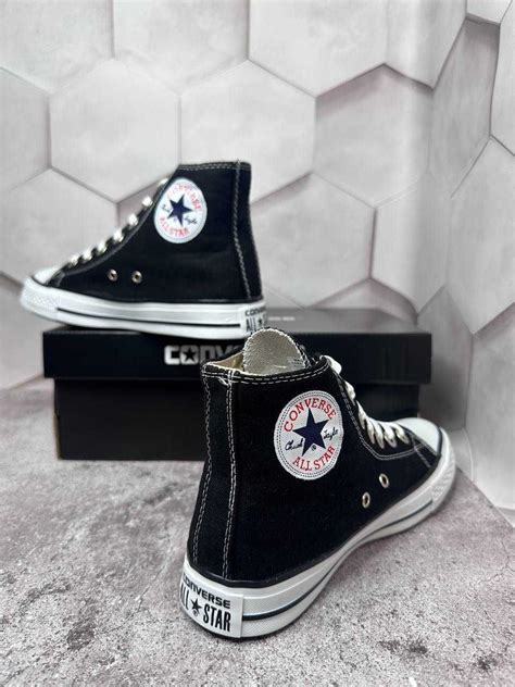 Converse All Star Chuck Taylor Конверси чорно білі вісокі унісекс 999 грн Кеди Дніпро на Olx