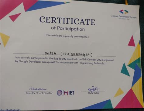 Daksh On Linkedin Gdg Gdsc Bugbounty Cpp 11 Comments