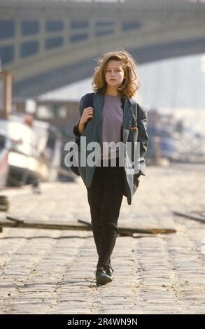 French Actress Laure Marsac Quais De Seine In Paris Stock Photo Alamy