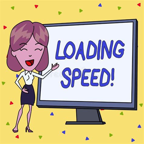 Handwriting Text Writing Loading Speed Concept Meaning Time Takes To Download And Display The