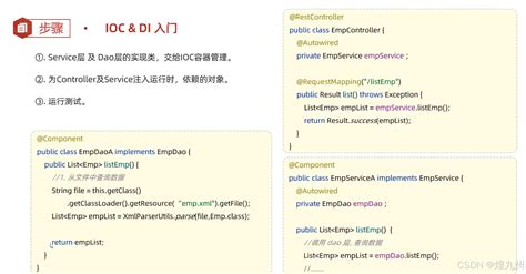 Javaweb中的分层解耦 Csdn博客