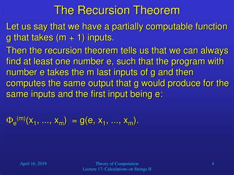 Theory Of Computation Lecture 17 Calculations On Strings Ii Ppt Download