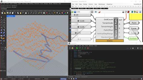 Michael Wickerson On Linkedin Terrain Path Algorithms Python Into Grasshopper