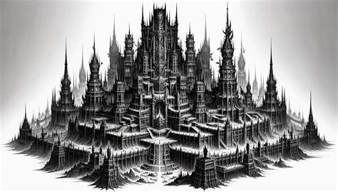 Massive Orc Fortress Png Art — Custom Fantasy Maps Rpg Symbols