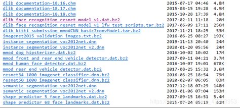 Dlib软件及模型文件下载dlib官网下载预训练模型 Csdn博客