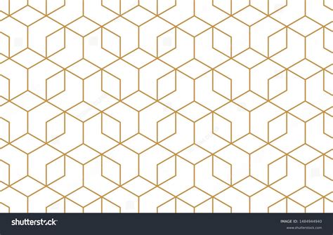 Geometric Pattern Lines Seamless Vector Background Stock Vector