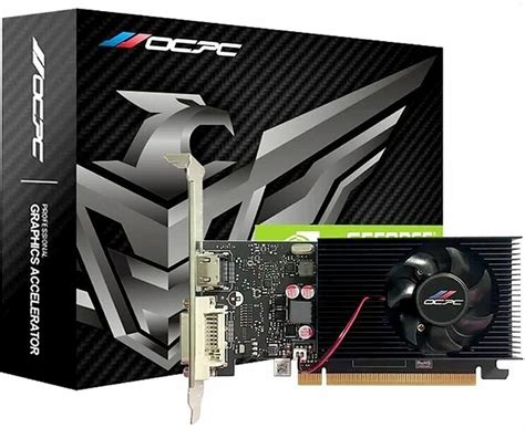 Видеокарта OCPC PCI-E 4.0 OCVNGT1030G4D4 DUAL 6G NV GT 1030 4GB GDDR4 ...