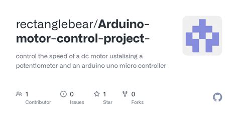 Github Rectanglebear Arduino Motor Control Project Control The Speed Of A Dc Motor