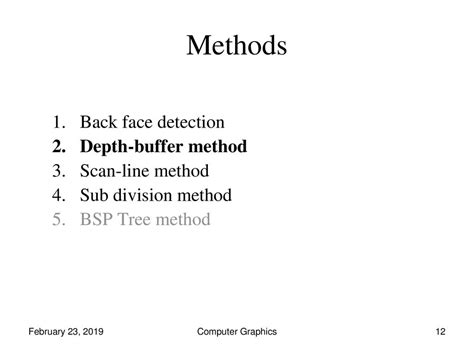 Hidden Surface Removal Ppt Download