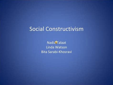 Constructivism 12 Ppt