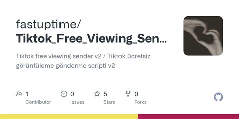 GitHub Fastuptime Tiktok Free Viewing Sender V Tiktok Free Viewing Sender V Tiktok