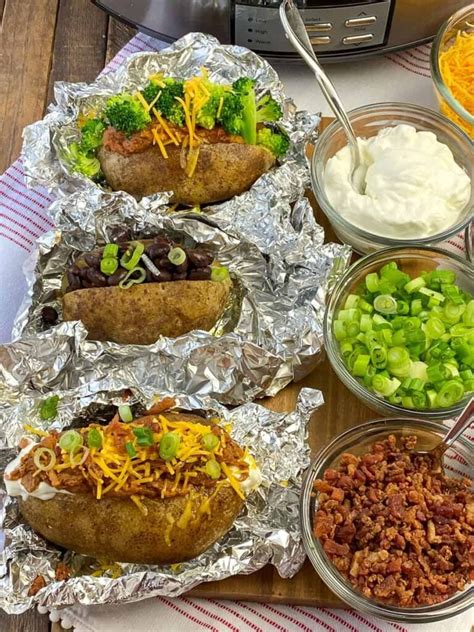 Loaded Baked Potato Bar Plowing Through Life
