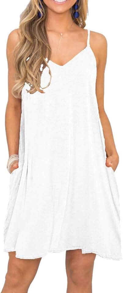 White Plus Size Beach Dresses