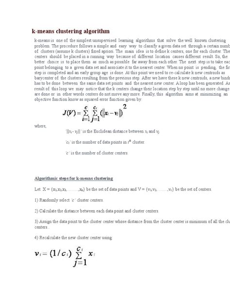 An Introduction to K-Means Clustering: A Simple and Effective Unsupervised Machine Learning ...