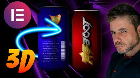 complete template how to create a 3d rotating can effect in elementor reboot websites