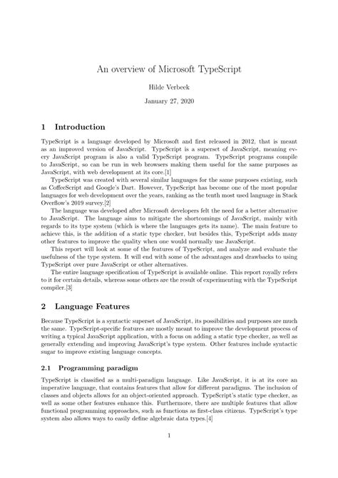 An Overview Of Microsoft Typescript Docslib