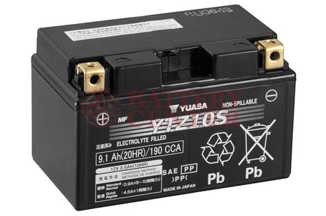 Μπαταρία Yuasa YTZ10S 12V MF Battery Capacity 20hr 9.1 (Ah):EN1 (Amps ...