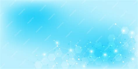 Premium Vector Abstract Technology And Innovation Background With Molecular Structures And