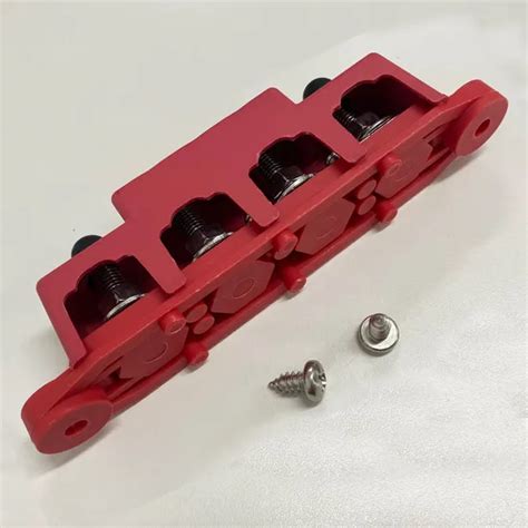 Custom Terminal Power Distribution Block Bus Bar With Screw Marine Battery Busbar 12 Volt 4 Post