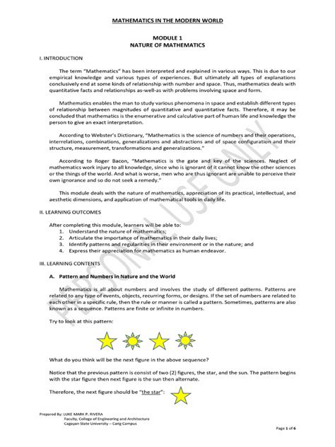 mmw module 1 nature of mathematics pdf