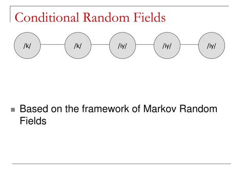 Ppt Experiments With Detector Based Conditional Random Fields In
