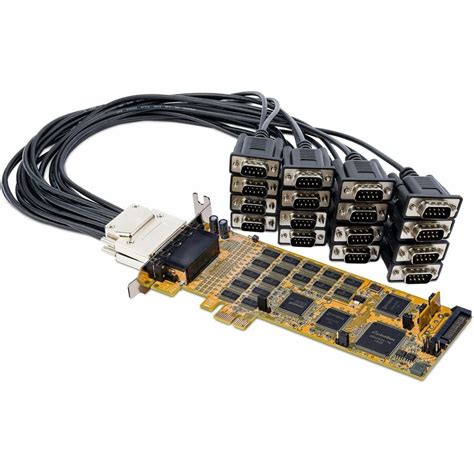 16 Port Low Profile Serial Card Rs232 Pci Express