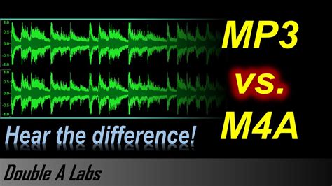 M4A Vs MP3 Audio Quality Comparison YouTube