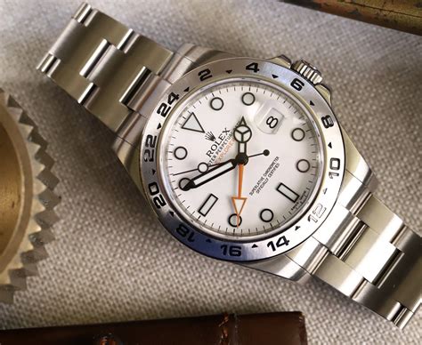 Rolex Explorer Ii 216570 Polar White Dial 2015 Watch Vault Australia