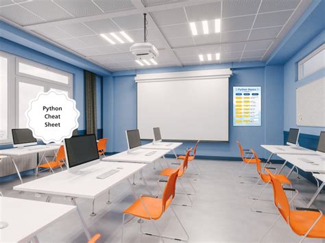 Python Cheat Sheet Printable Poster For Software Engineers Programmers Beginners Computer