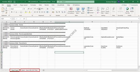 Mahesh Naga Veera Kalepu On Linkedin Useful Excel To Hdl Dat File