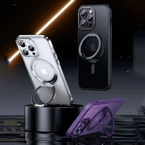 360 Degree Rotating Pivot Magnetic Metal Lens Protective Case Chubbycable