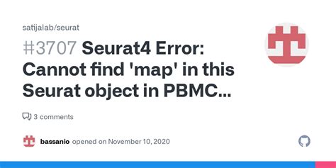 Seurat4 Error Cannot Find Map In This Seurat Object In Pbmc