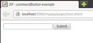 JSF CommandButton Example