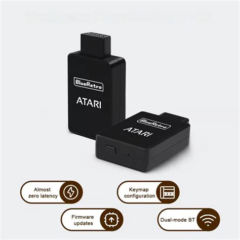 Blueretro Atari 2600 Wireless Bluetooth Controller Receiver Retrolize