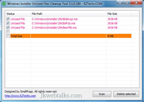 M S Graphics Cleanup Windows Installer Unused Files
