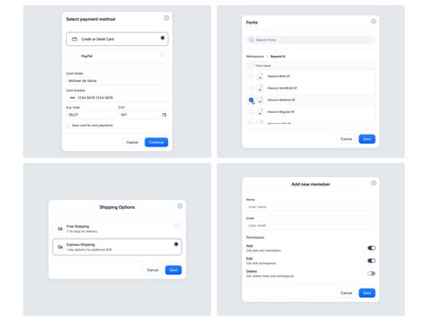 modals ui by beyond ui on dribbble