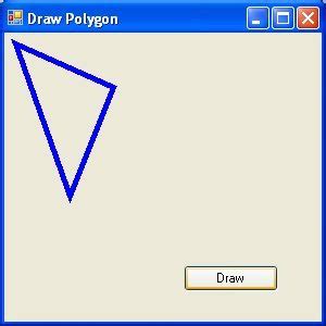 Drawing Polygon And Pie In Visual Basic