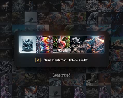 Generrated Subject Fluid Simulation Octane Render Generated With